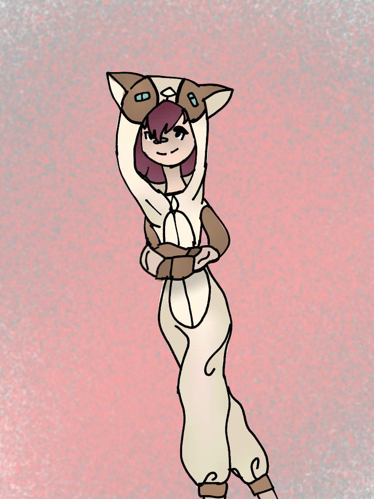 Grumpy cat girl - ibisPaint