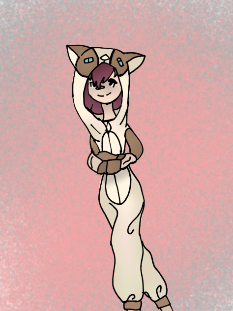 Grumpy cat girl - ibisPaint