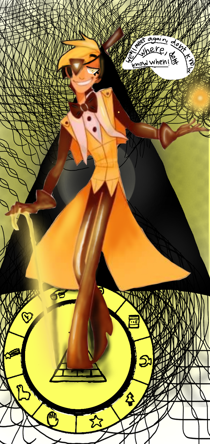 bill cipher human! - ibisPaint