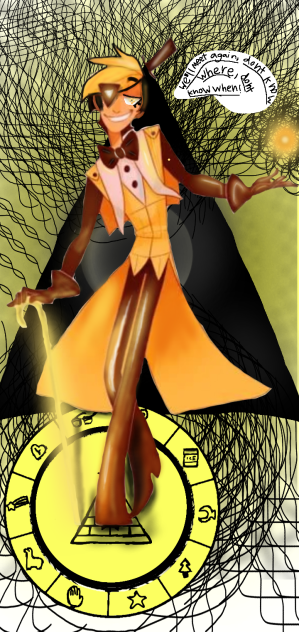 bill cipher human! - ibisPaint