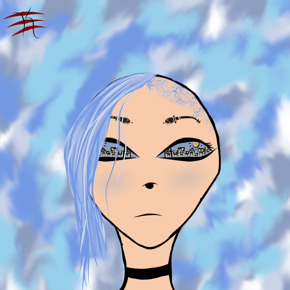 Blue Humanoid - ibisPaint