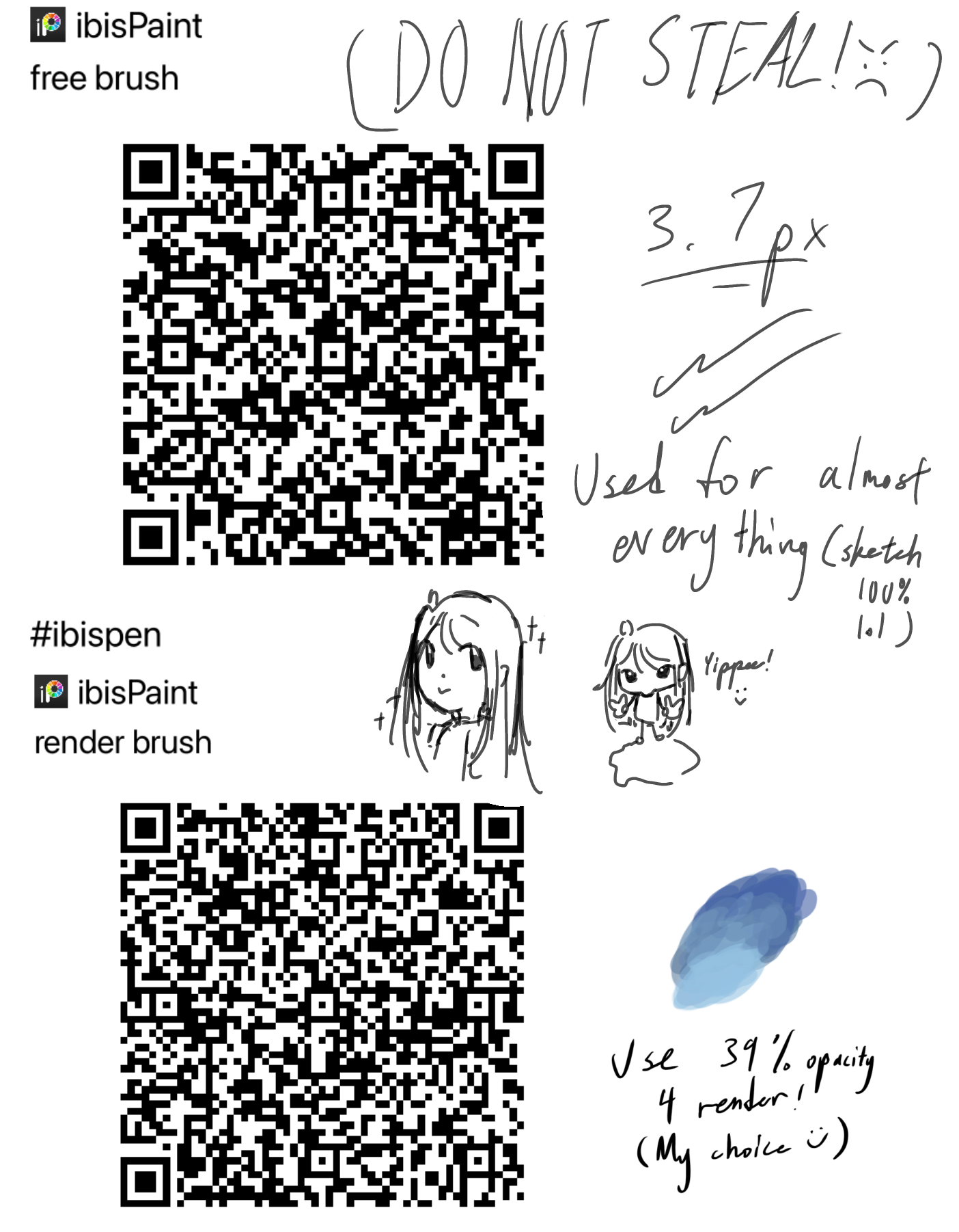 FREE BRUSHES 4 EVERYONE YAPPEEE 😼😼 - ibisPaint