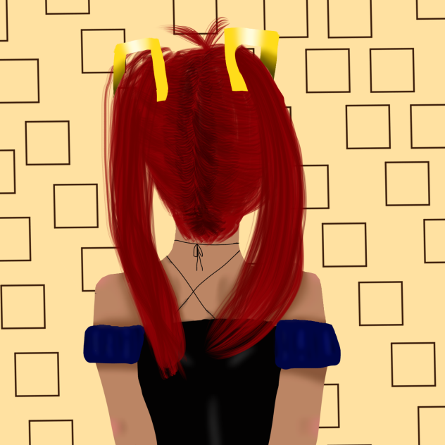 Girl standing - ibisPaint