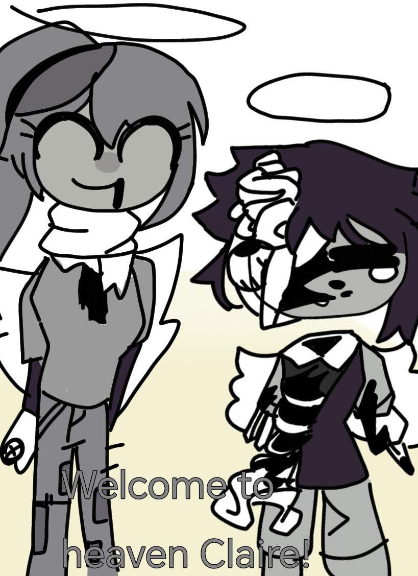 I tried to draw abbie and lana - ibisPaint