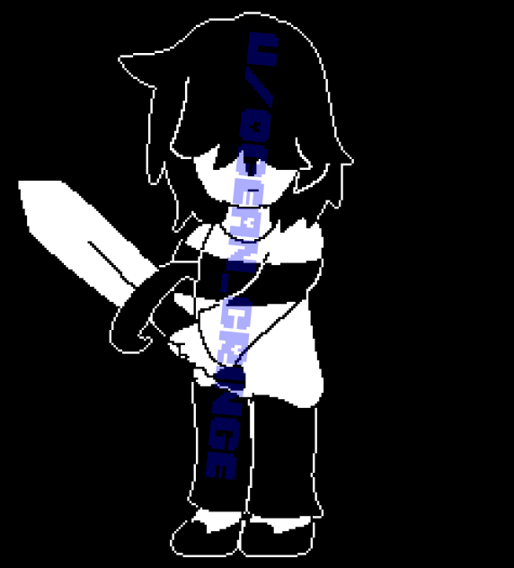 Kris Battle Sprite (Undertale) - ibisPaint