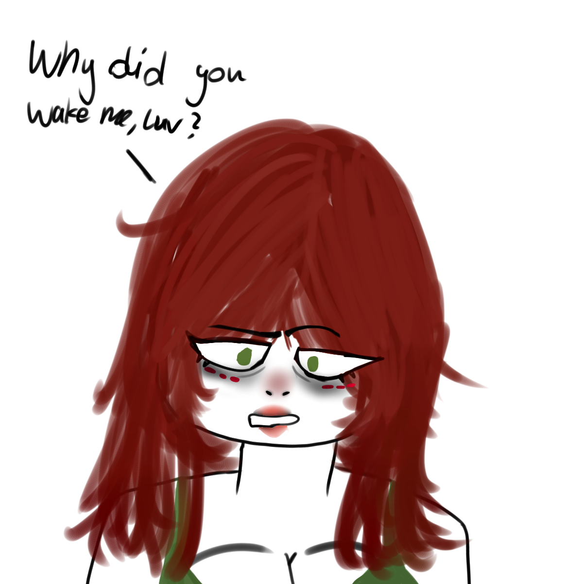 You woke Valeria up 🌙 - ibisPaint