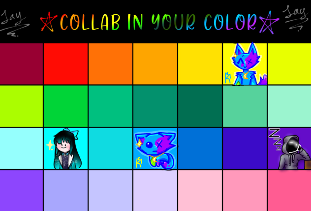 Favorite color collab - ibisPaint
