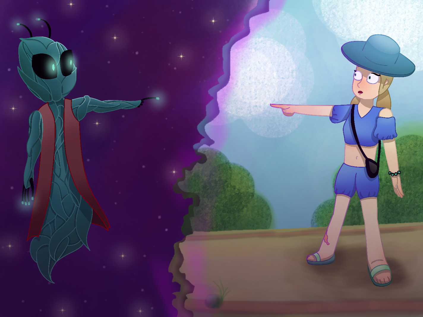 Strange meeting - ibisPaint