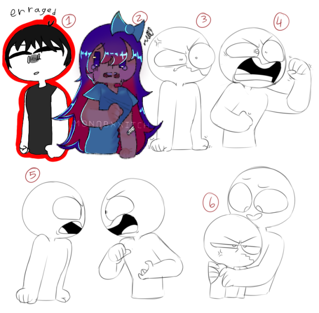 Anger collab - ibisPaint