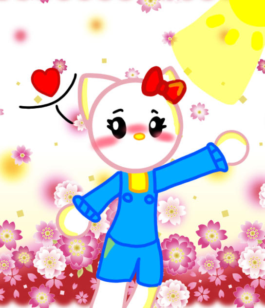 Cute Hello kitty! - ibisPaint