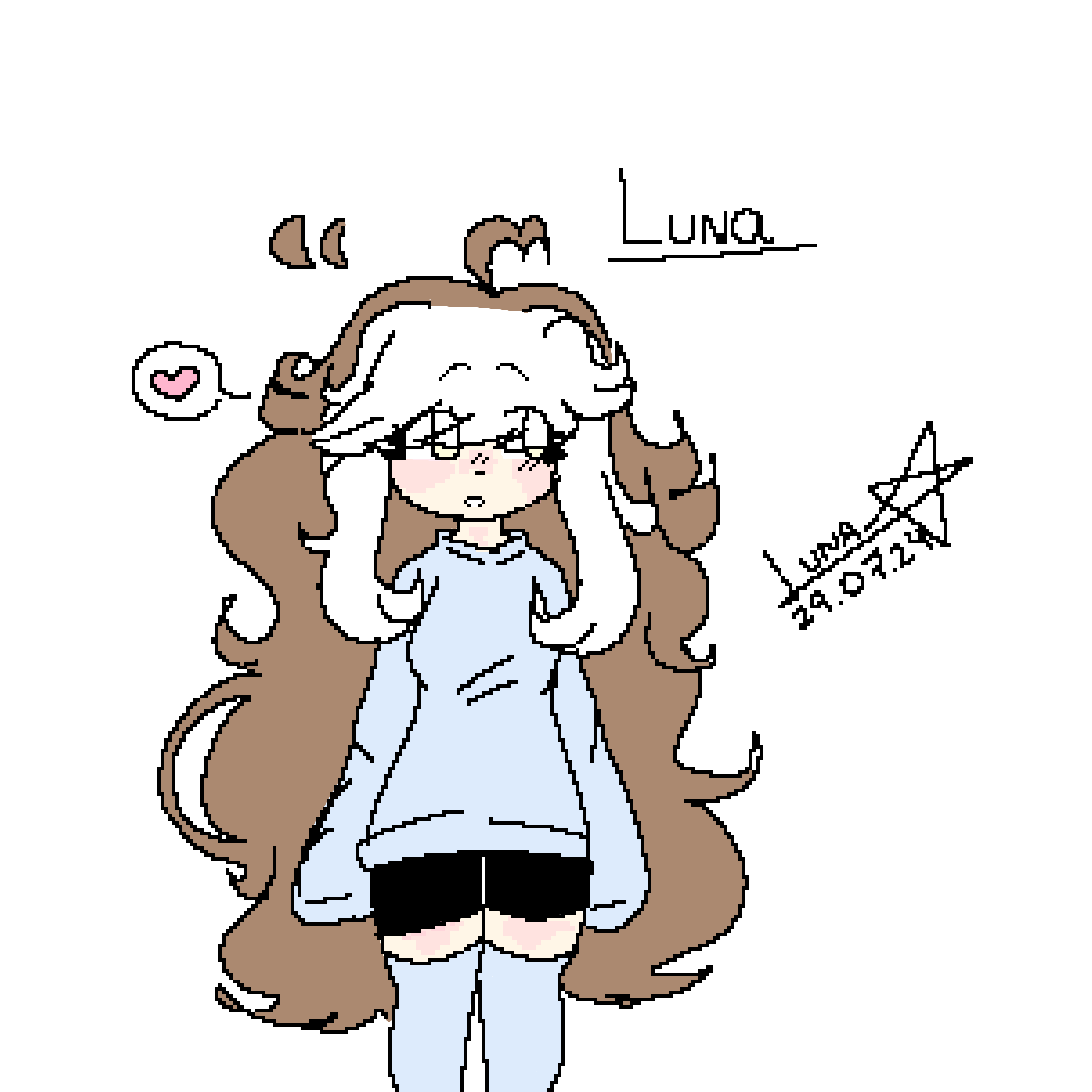 Silly pixel art - ibisPaint