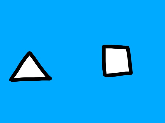 TRIANGLE VS SQUARE - ibisPaint