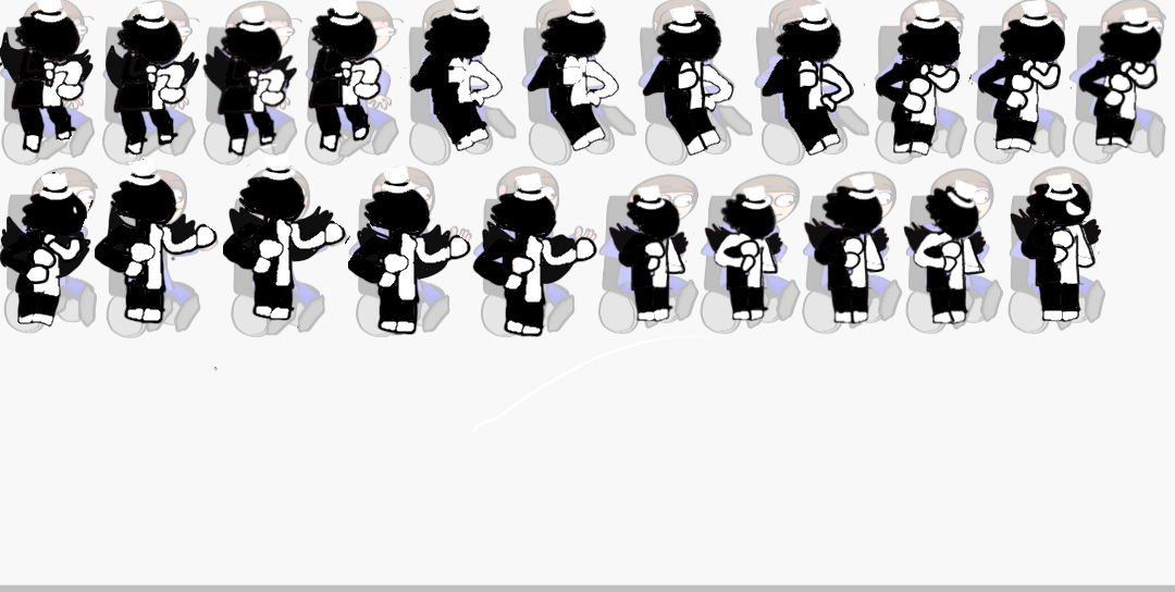 Custom Dave fnf sprite sheet - ibisPaint