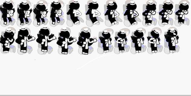 Custom Dave fnf sprite sheet - ibisPaint
