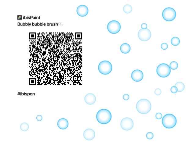 Bubbly bubble brush - ibisPaint