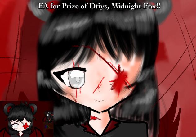 Dtiys prize FA for Midnight Fox!! - ibisPaint
