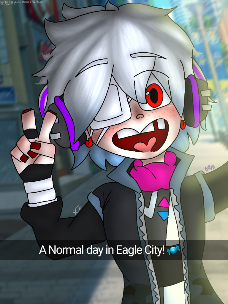 A Normal day in Eagle City 🍬 - ibisPaint