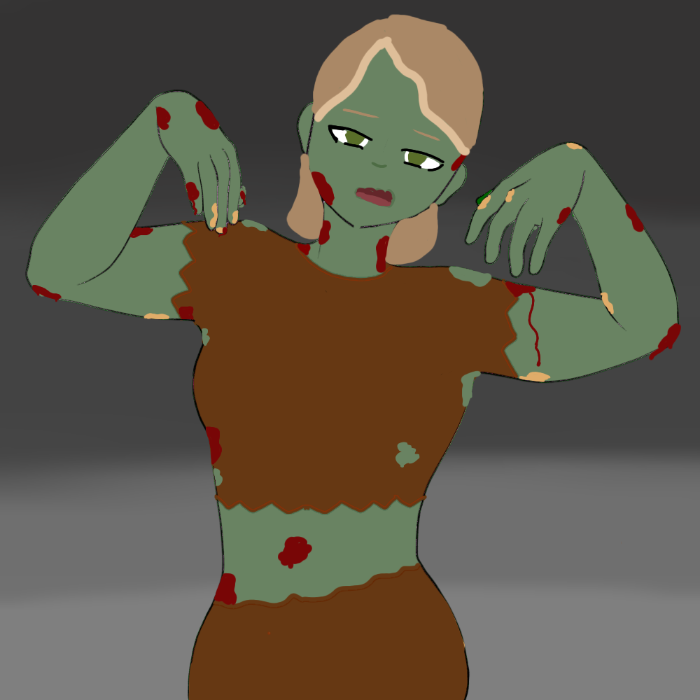 Zombie girl - ibisPaint