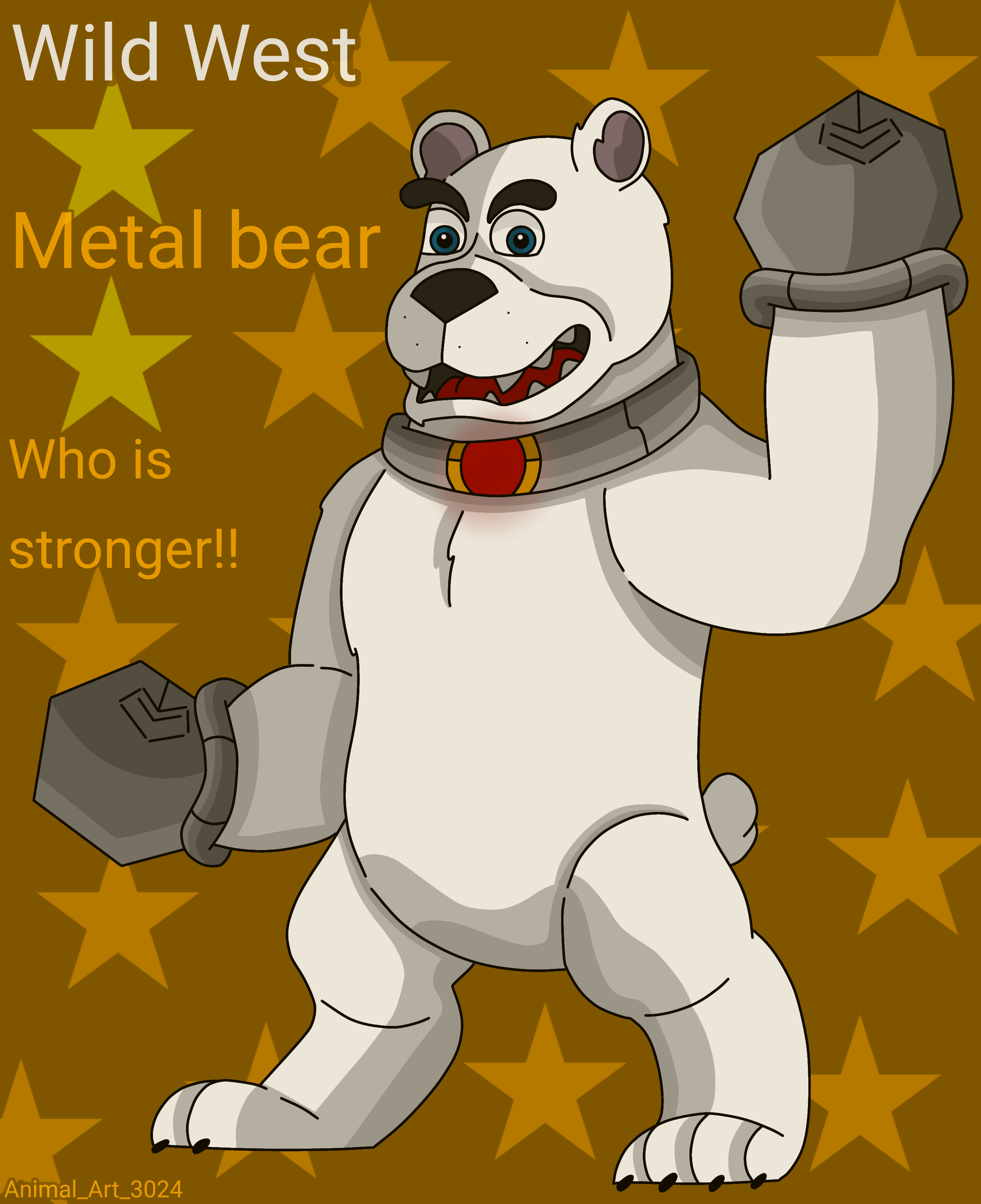 Metal bear - ibisPaint