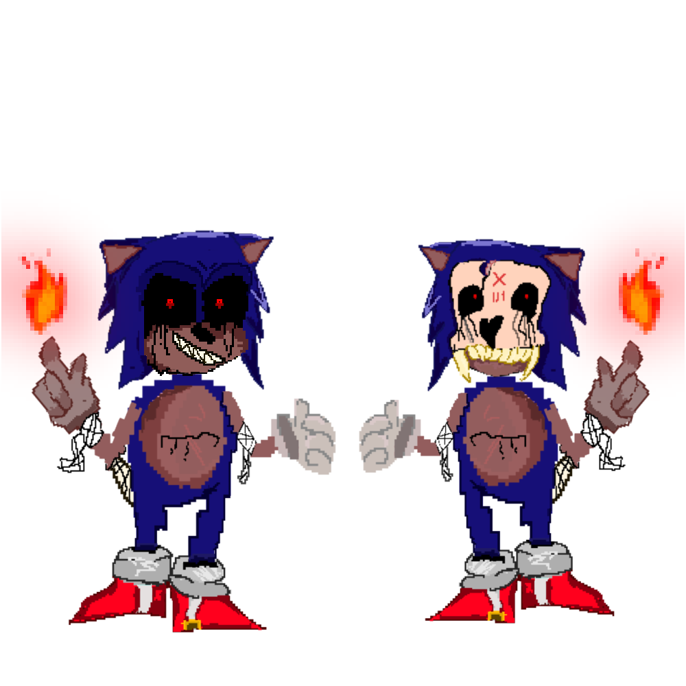 sonic.exe rerun pixel sprite - ibisPaint