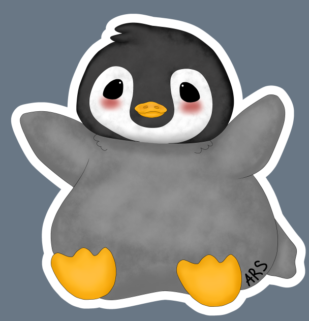 Penguin Stuffie - ibisPaint