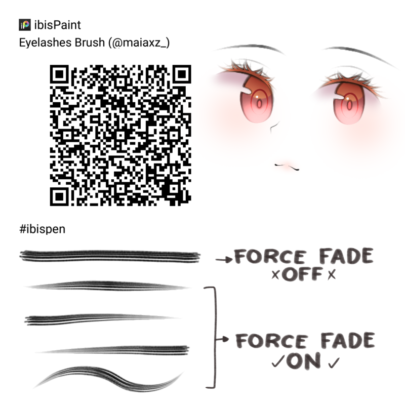 Eyelashes Brush IbisPaint