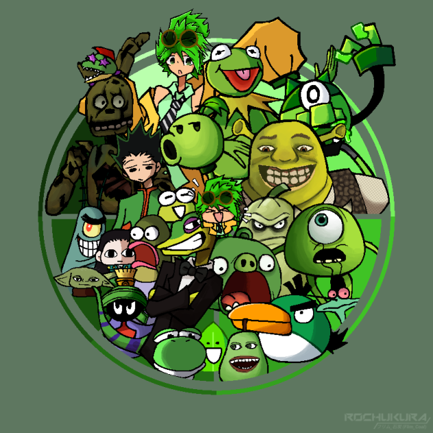 Color Wheel Trend But Green - ibisPaint