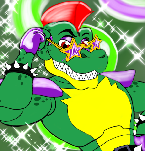 Monty 🐊🤘💚💛💚💜 - ibisPaint