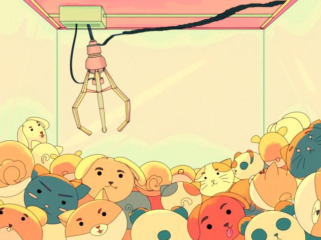 IBM4317 claw machine - ibisPaint