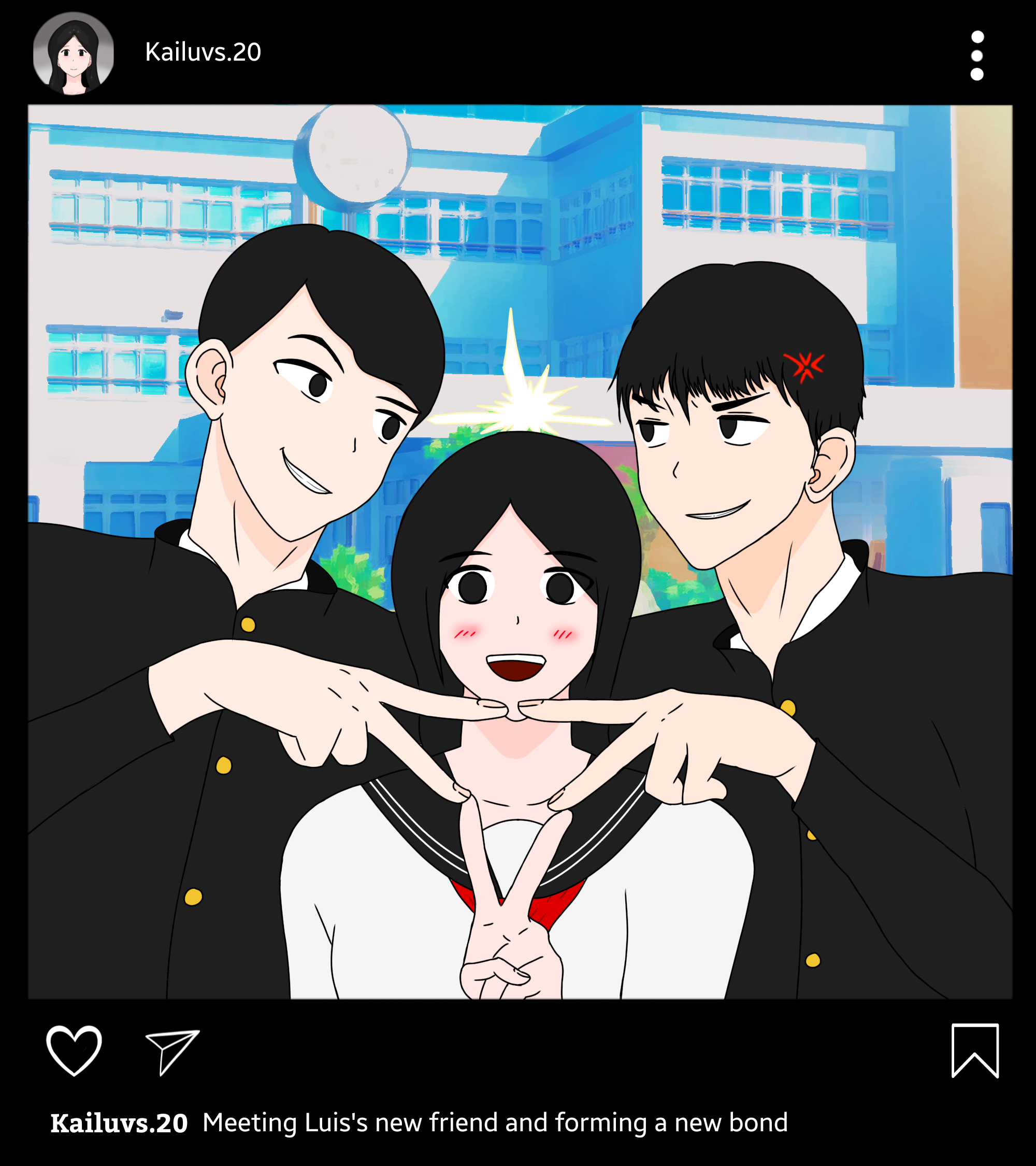 Love Triangle (I Think) - ibisPaint