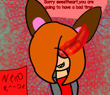 human neko girl fell sans (bad time) - ibisPaint