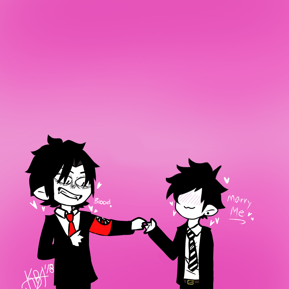 A2 Vampire!Gerard and Human!Frank - ibisPaint