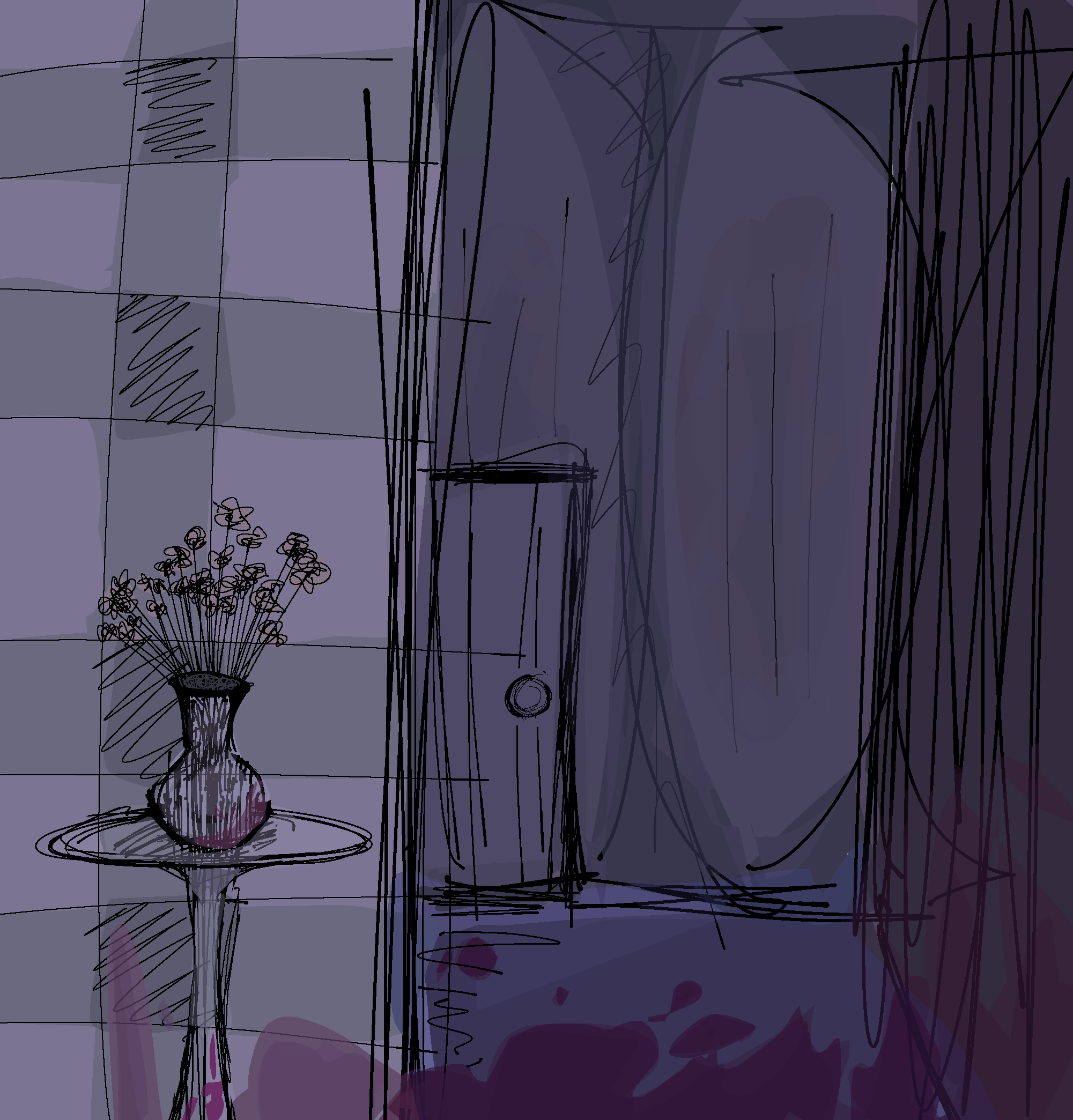 old abandoned house - ibisPaint