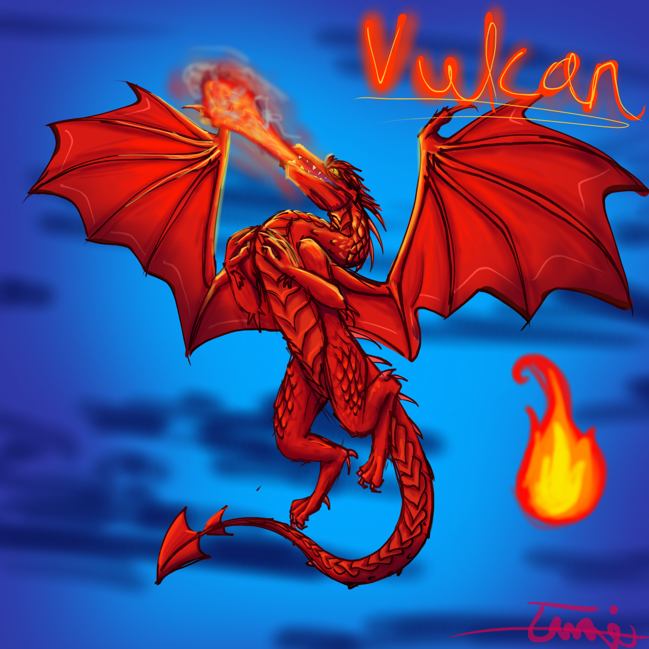 Dragon masters-Vulcan - ibisPaint