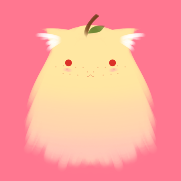 Peach Floofle - ibisPaint