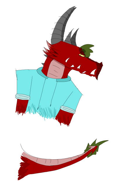 Some weird dragon - ibisPaint