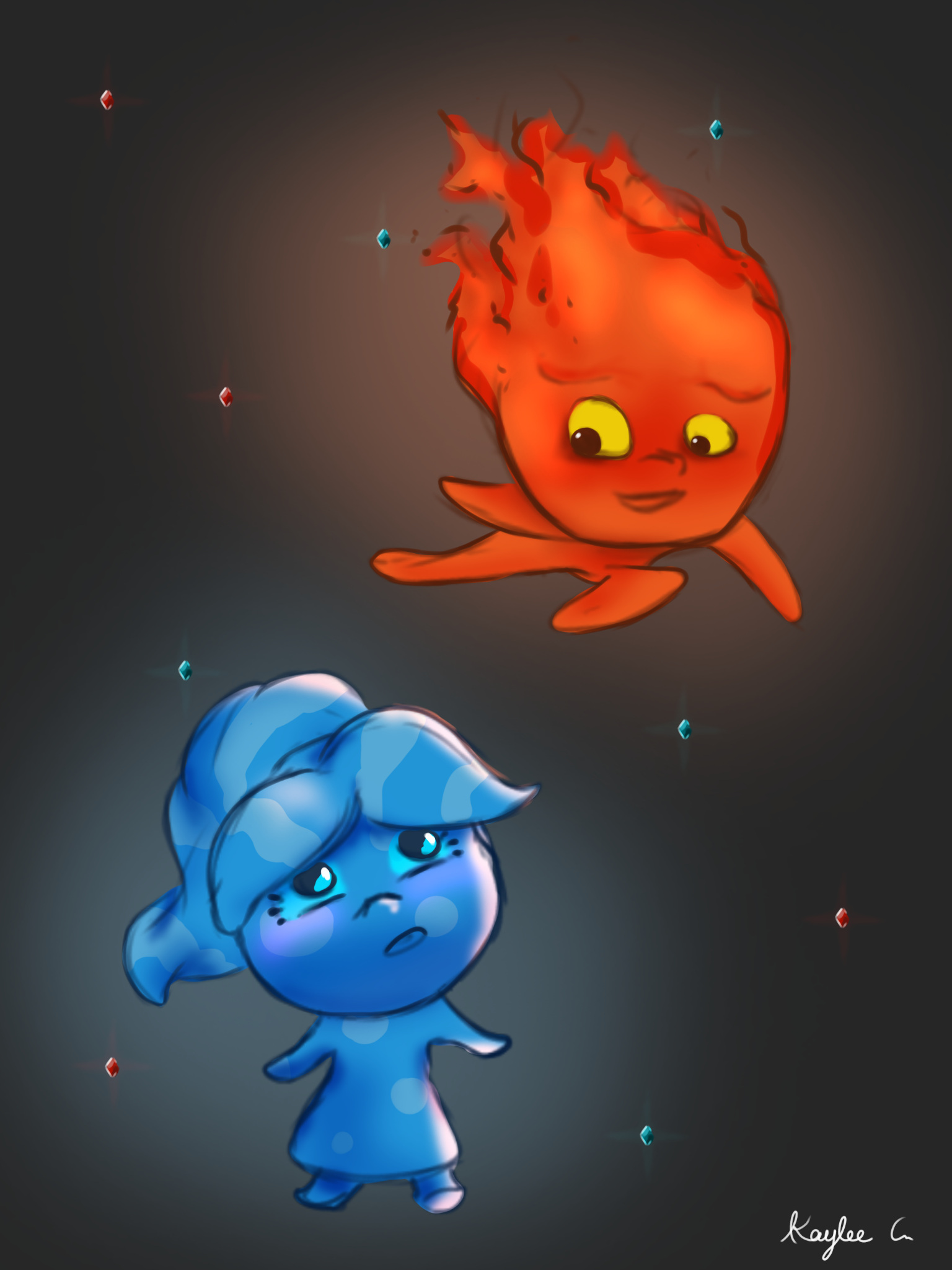 Fireboy & Watergirl - ibisPaint