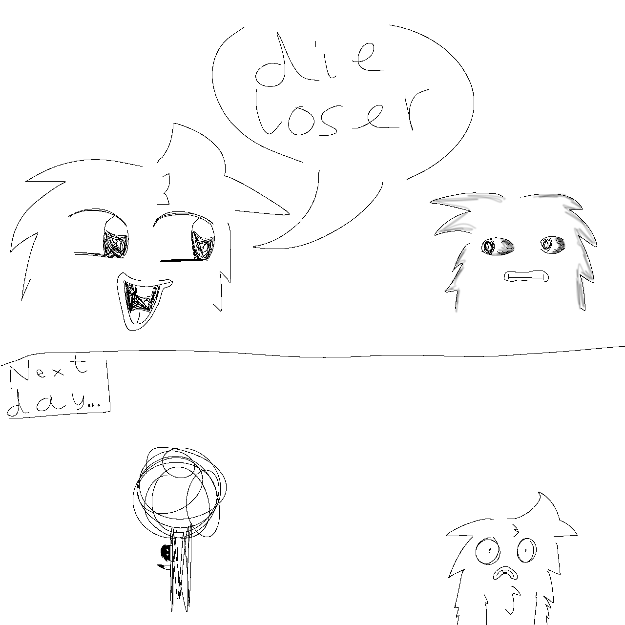 weird furi comic - ibisPaint