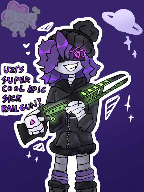 Uzi's Railgun - ibisPaint