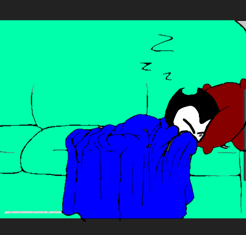 Bendy Sleeping - ibisPaint