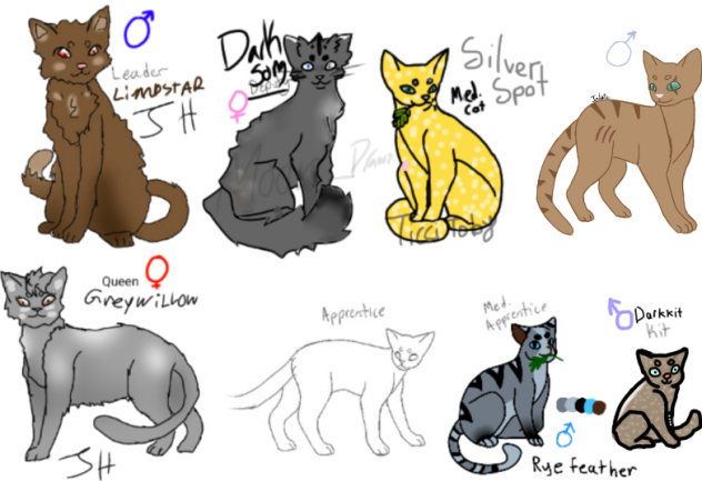 Warrior Cat collab - ibisPaint