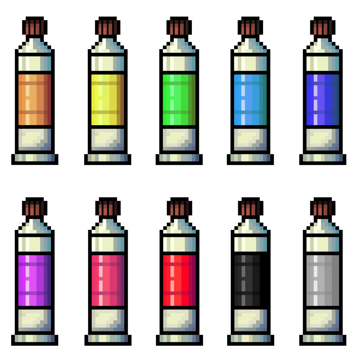 pixel paint tubes - ibisPaint
