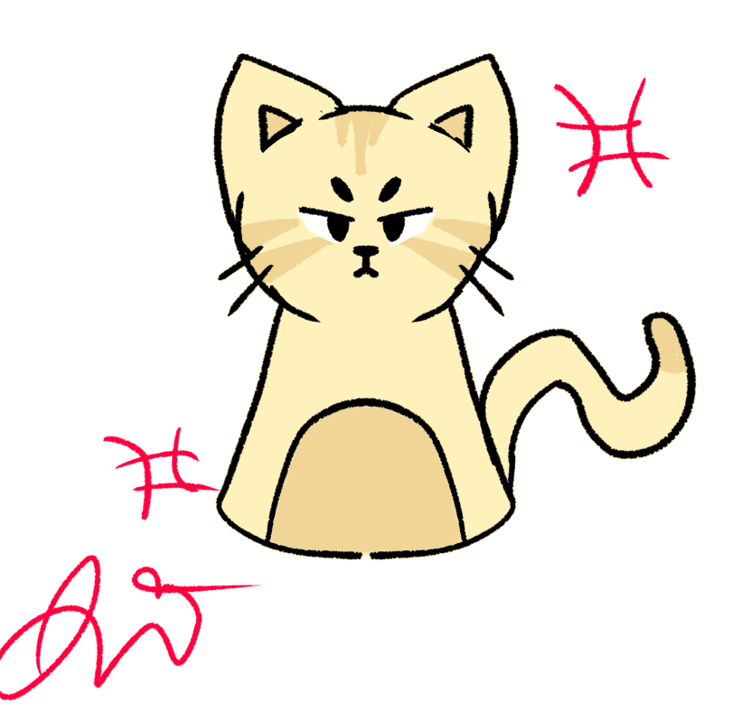Angy lemon cat - ibisPaint