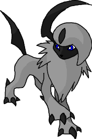 Alternative Shiny Absol Design - ibisPaint