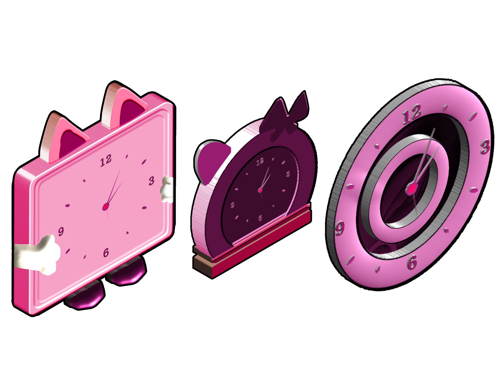 (Isometric) Clock - ibisPaint