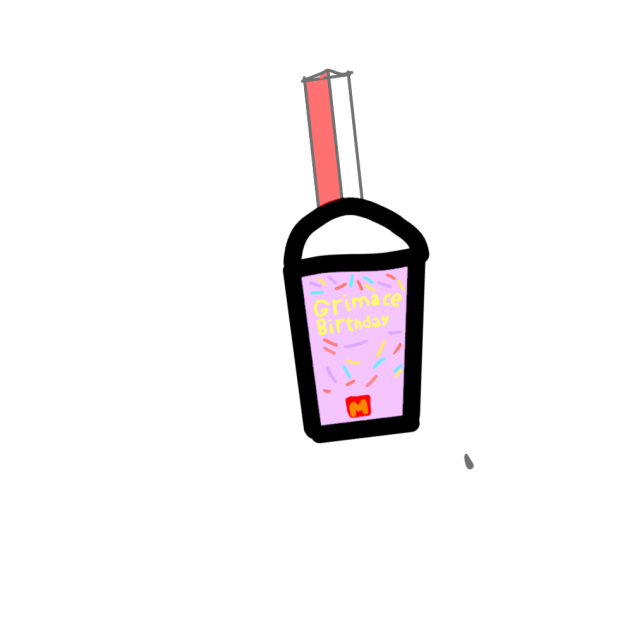 grimace shake - ibisPaint