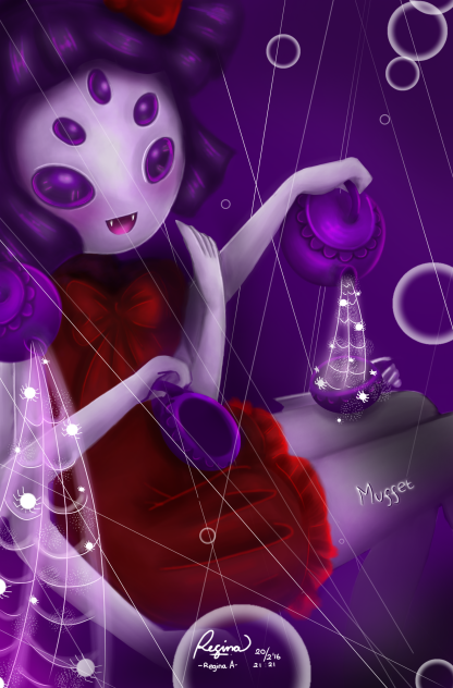 Muffet Undertale - ibisPaint