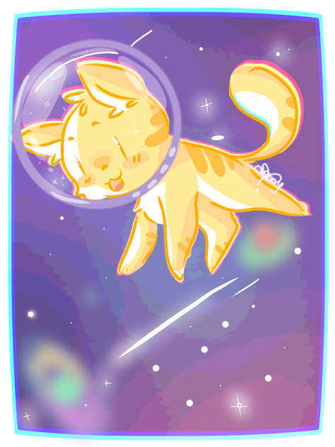 Galactic Cat - ibisPaint