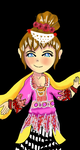 tari serimpi - ibisPaint