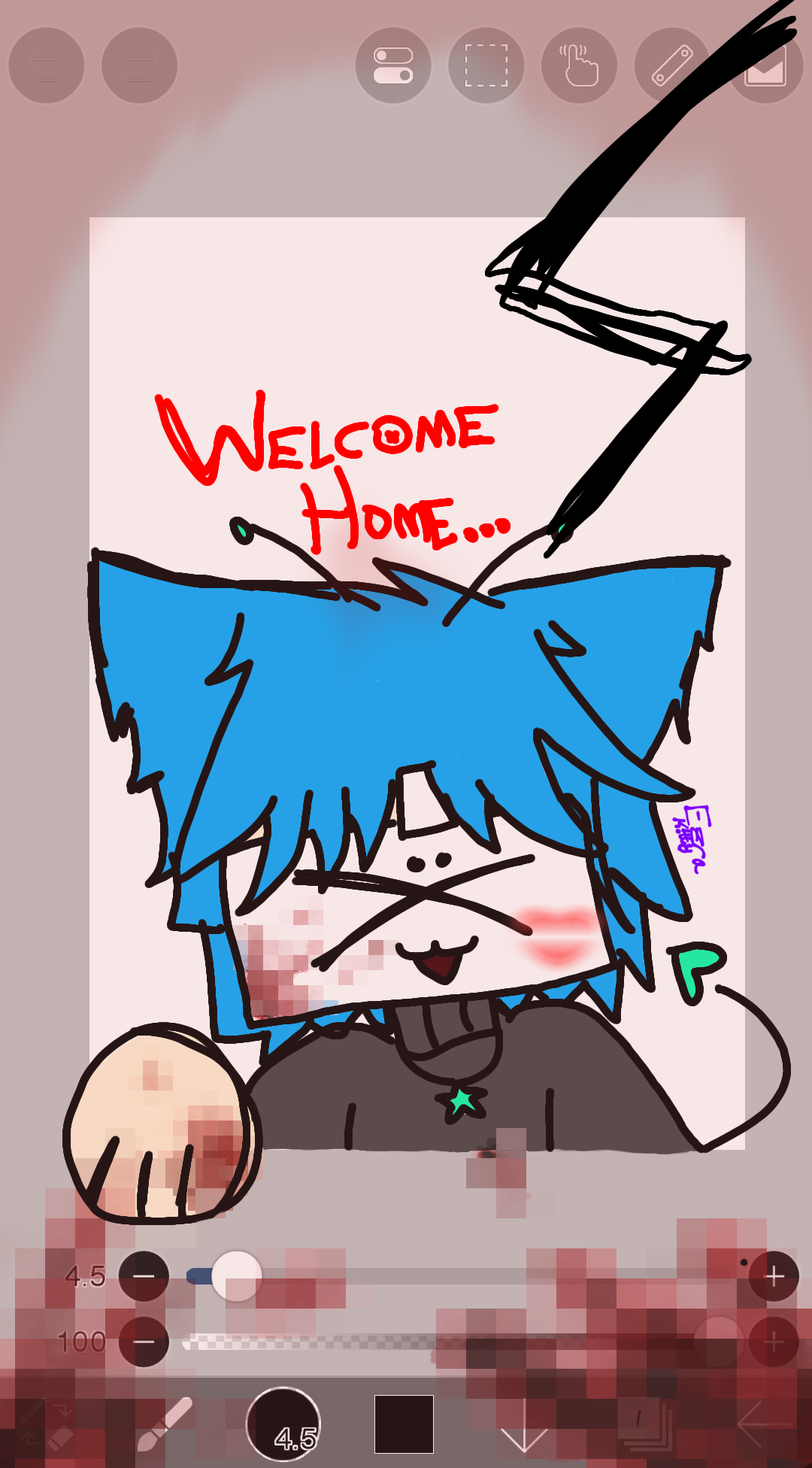 Welcome home.... - ibisPaint